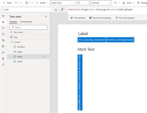 Auto Width Labels In PowerApps Efficient Label Resizing