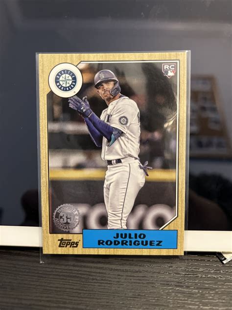 Mavin 2022 Topps Update Julio Rodriguez 1987 35th Anniversary Insert Rc