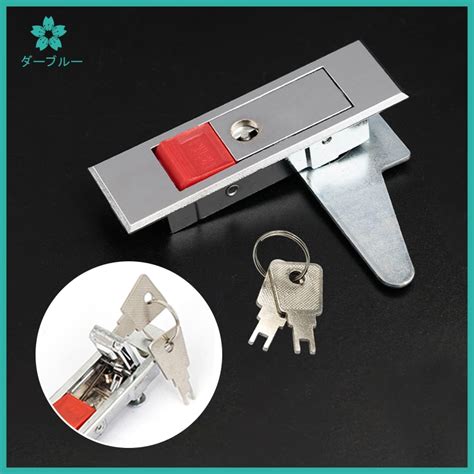 Push Button Panel Box Lock Zinc Alloy Fire Electrical Box Cabinet Door Cam Lock Push Lock With