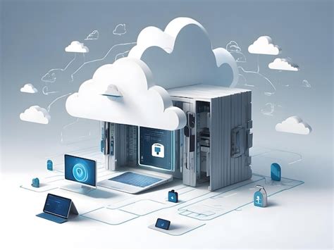 Premium Ai Image The Concept Of Remote Data Storage Cloud Computing And Understanding Its
