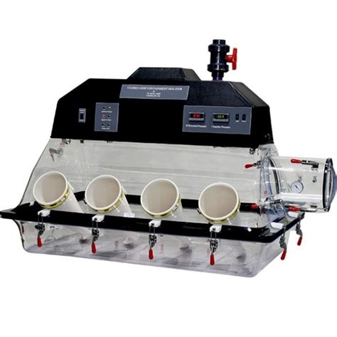 Plas Labs Double Hepa Filtered Closed Loop Containment Isolator 870