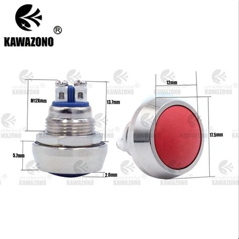 ♀ ⚾︎ Light Button Switch Passing 12mm Momentary Button For Motorcycle