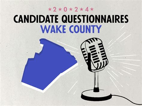 2024 General Election Candidate Questionnaires Wake County
