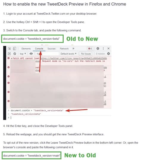 MACHO On Twitter For Those Using TweetDeck And Want To Switch Between Old And New Versions