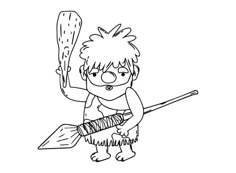 Teken Oertijd Basis Kleurplaat Kinderen Kleurplaat