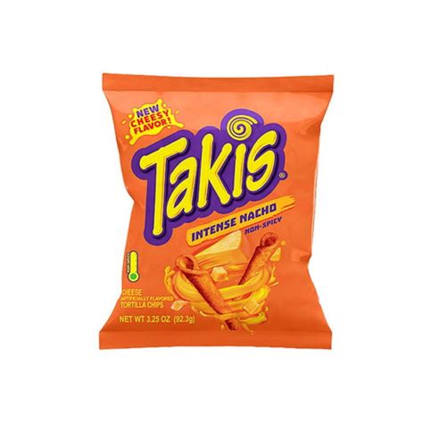 Barcel Takis Intense Nacho Cheesy Chips 92 3g Usa Candy Factory