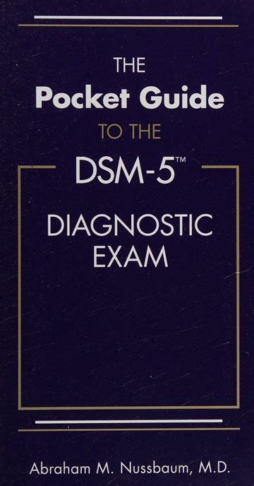 The Pocket Guide To The Dsm 5 Diagnostic Exam Nussbaum Abraham M