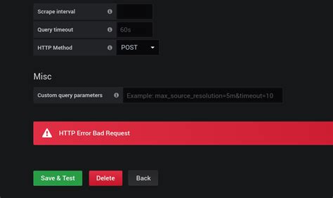 Prometheus Post Queries To Grafana Backend Are Truncated · Issue 21688 · Grafana Grafana · Github