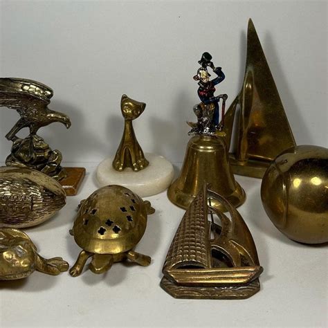 Solid Brass Figurine Etsy