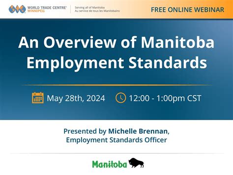 Webinar On Manitoba Employment Standards Code World Trade Centre