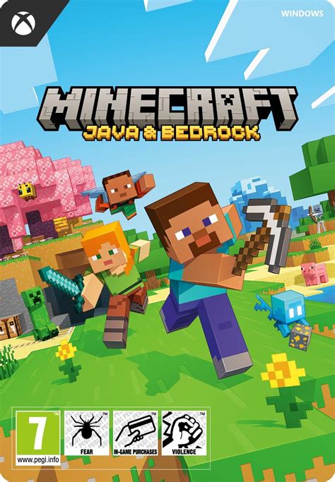 Minecraft Java And Bedrock Edition Windows 10 Download Code Amazon