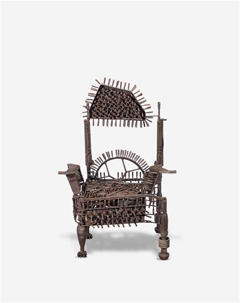 Bonhams Gonçalo Mabunda Mozambican Born 1975 Throne 138 X 87 X