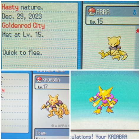 4 Shiny Game Corner Abra In Hg After 5673 Srs 28365 Abra Seen