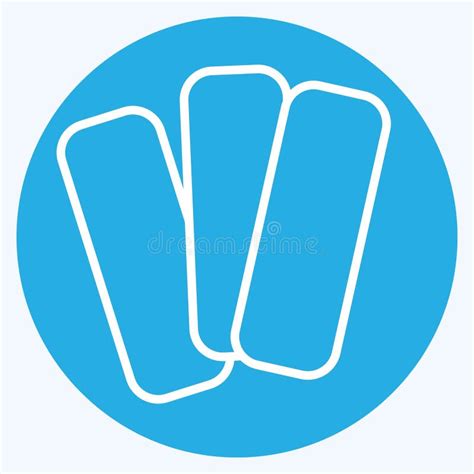 Icon Bacon Related To Breakfast Symbol Blue Eyes Style Simple Design