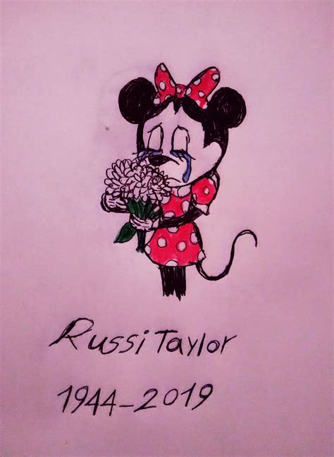 Minnie Mouse Sad Russi Taylor Tribute By Adelita03 On Deviantart