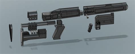 3MF file Ложе VSR-10 с переходником под магазины АК типа 🔫 ・Template to ...