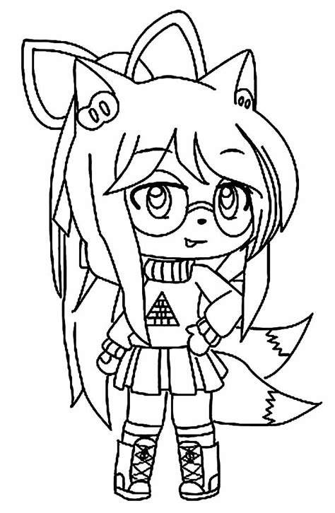 Desenhos De Gacha Life Para Colorir Pintar E Imprimir Colorironline Com