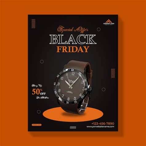 Premium Vector Vector Black Friday Special Offer Flyer Template