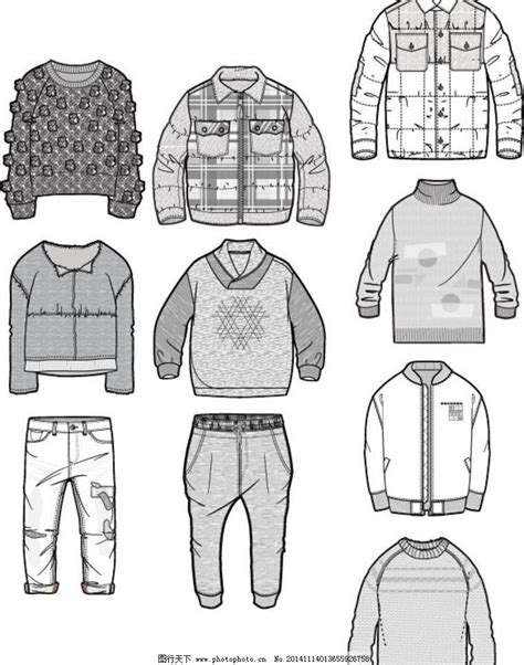 童装款式图图片 服装设计 现代科技 图行天下图库