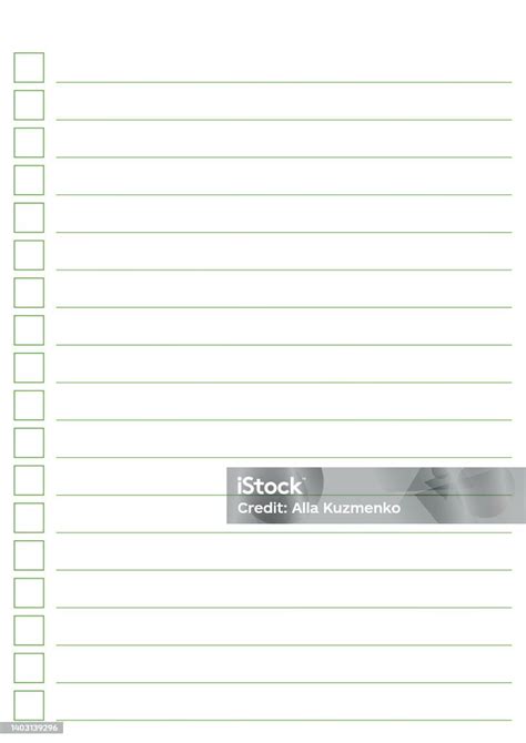 그래프 용지 인쇄 할 수 확인란 체크리스트 색상 수평 선이있는 그리드 용지와 함께 목록을 수행합니다 학교 질감 노트북 일기기하학적 패턴 사실적인 줄 지어 종이 빈 크기 A4