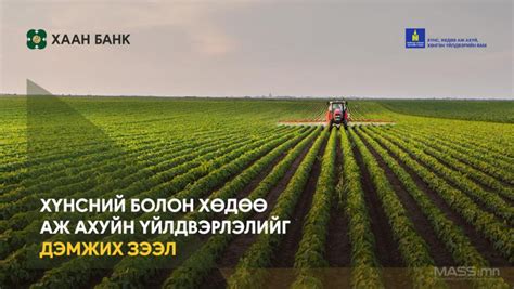 Хүнсний болон ХАА н үйлдвэрлэлийг дэмжих 5 6 хувийн хүүтэй хөнгөлөлттэй