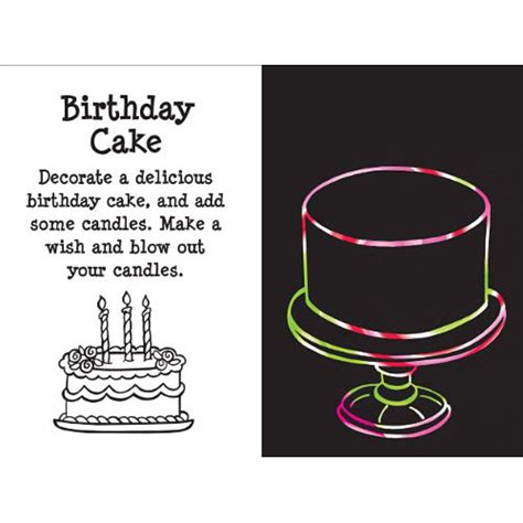 Happy Birthday Scratch Sketch An Art Activity Book For Birthday