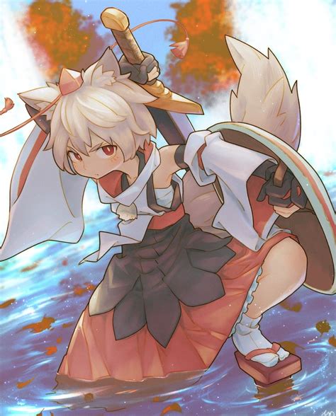 Inubashiri Momiji Touhou Drawn By Tessaku Ro Danbooru