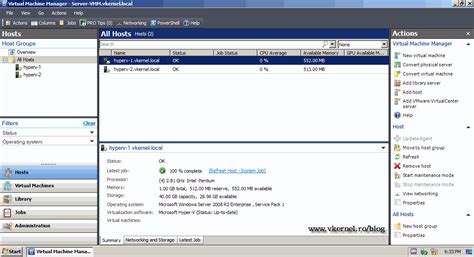 Add Hyper V Hosts To System Center Virtual Machine Manager SCVMM R
