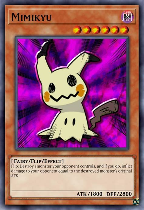Mimikyu Custom Card By Infernokingyoshi On Deviantart