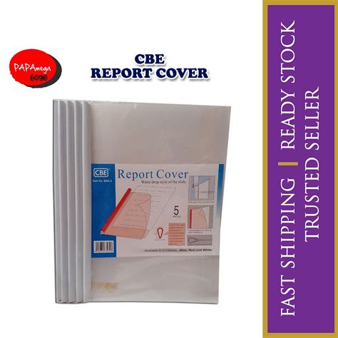 Cbe Report Cover 5 Pcs Shopee Malaysia