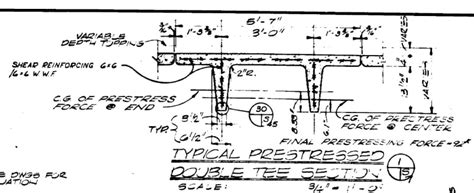Pre Stressed Double Tee Capacity Check Eng Tips