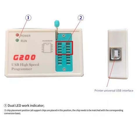 High Speed Usb Offline Programmer G200p For Accurate Spi Flash Eeprom Burning Ebay