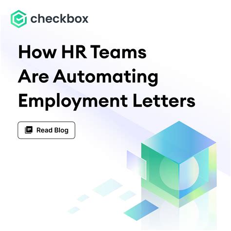 Checkbox On Linkedin How And Why Hr Teams Should Be Automating Employment Letters Blog