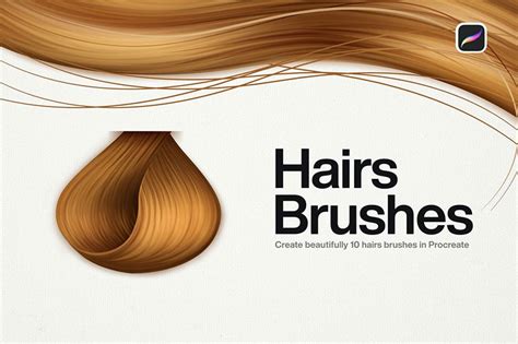 Procreate人物头发笔刷 笔刷下载 素材集市