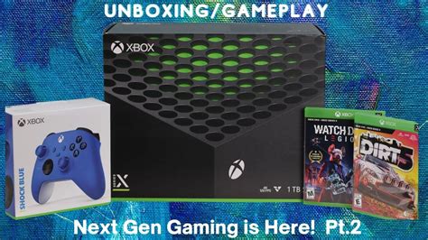 Xbox Series X Unboxing Gameplay Xbox Unboxing Gameplay