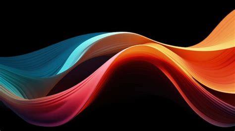 Premium Photo Radiant Symphony A Mesmerizing Cascade Of Vivid Light