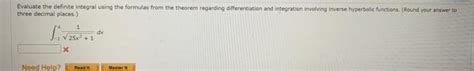 Solved Evaluate The Definite Integral Using The Formulas Chegg