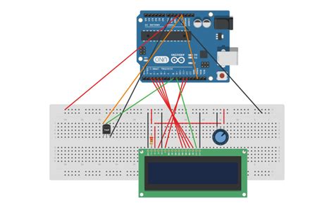 Circuit Design Cap 7 Lcd Display And Dht22 Sensor Used Tmp36 Sensor In