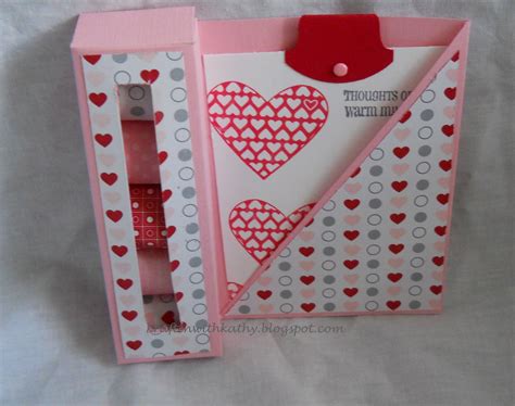 Kraftin With Kathy Treat Box Card For Valentines