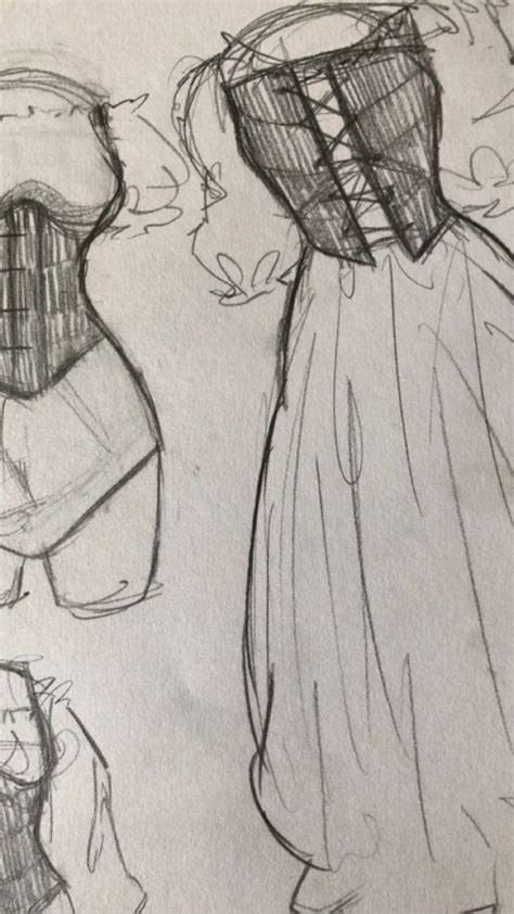 рисунок карандашом девушки в корсете Рисование Рисунки Рисовать