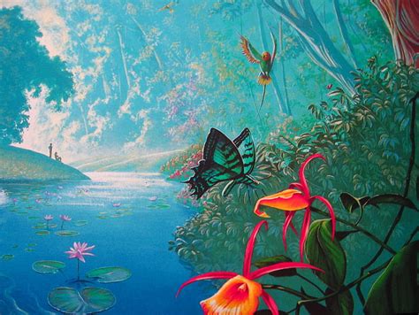 メントリスガーデン、 庭、 蝶、 植物、 3 Dおよび抽象、 Hdデスクトップの壁紙 Wallpaperbetter