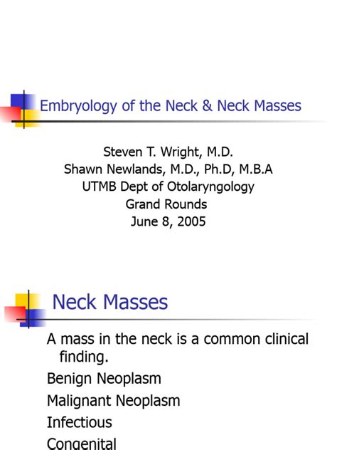 Neck Masses Pdf Thyroid Neck