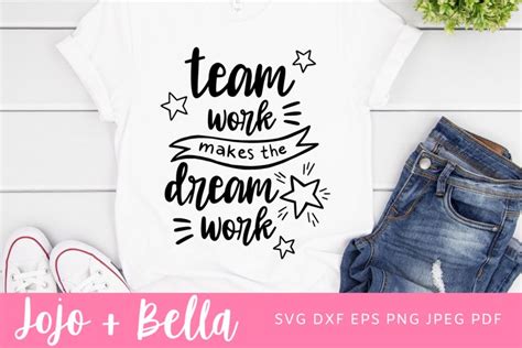 Team Work Makes The Dream Work Svg Office Svg Team Svg