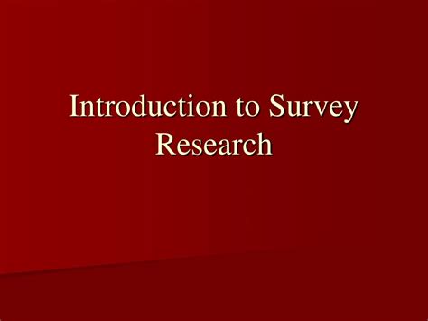 PPT Survey Research Essentials Data Collection Question Techniques Composite Measures And