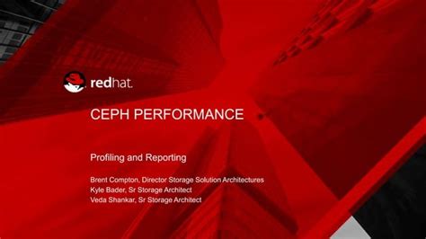 Ceph Performance Profiling And Reporting Pptx Computer Software And
