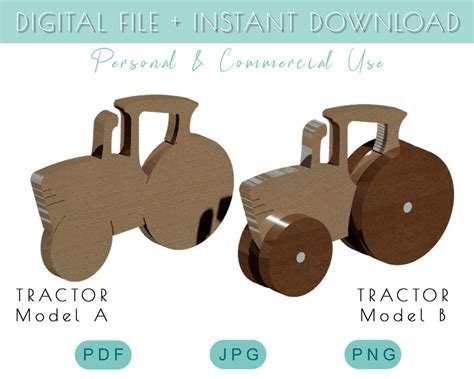 Tractor Pattern Scroll Saw Patterns Pdf Png  Scroll Saw T