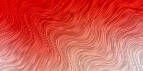 Light Red Vector Texture With Circular Arc Abstract Illustration With Bandy Gradient Lines