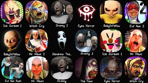 Granny Chapter Two Eyes Horror Baby In Yellow Ice Scream 1 Mr Meat