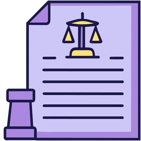 Icono De Cumplimiento Legal Vector Premium