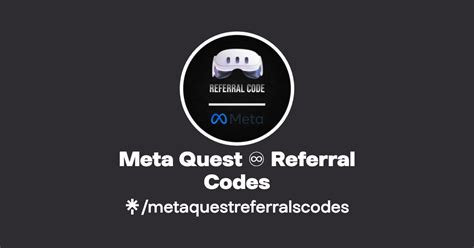 Meta Quest Referral Codes Facebook Linktree
